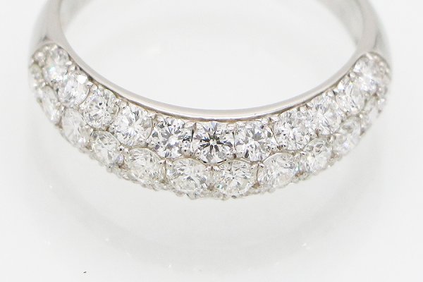 兵庫県伊丹・宝石店｜PT950 ダイアイリリング 2.00ct 5.30g ｜マルニシ質店